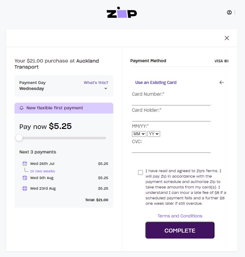 How do I pay for my Auckland Transport infringement with Zip? – Zip Co NZ